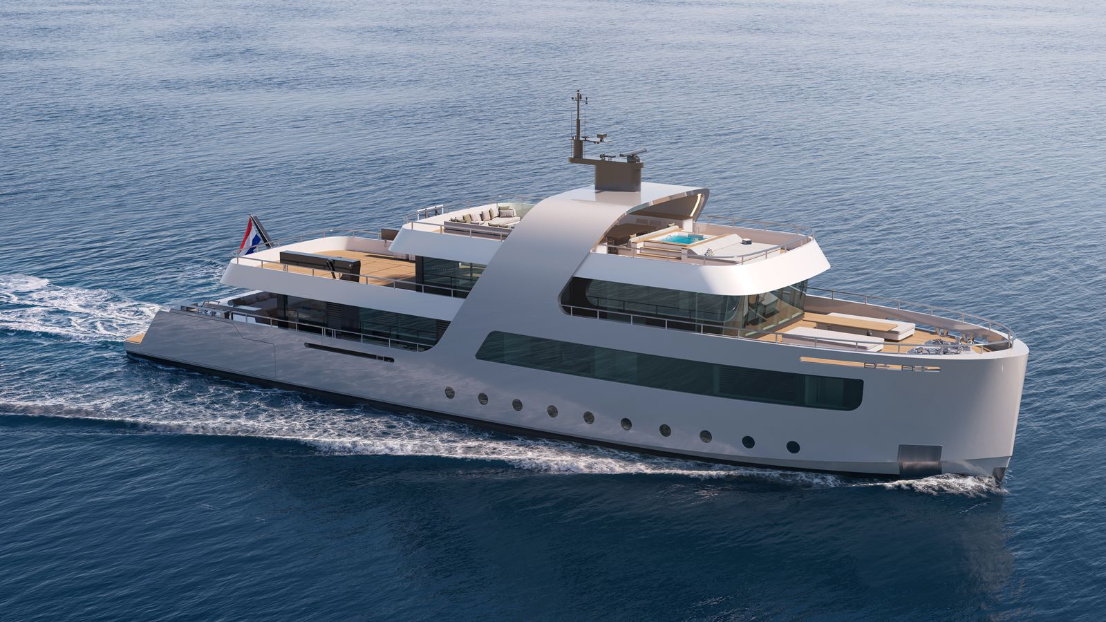 Sea Rover: Dutch Design shares build update on "wellness-first" superyacht